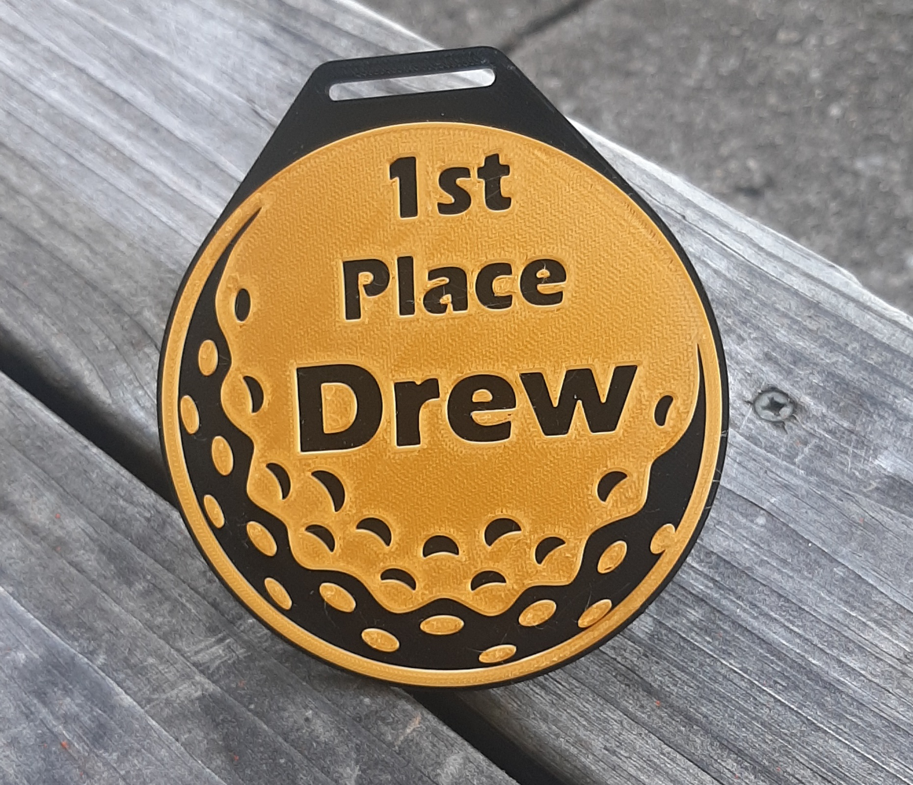 Customizable Golf Medal, sports award, participation gift by ...