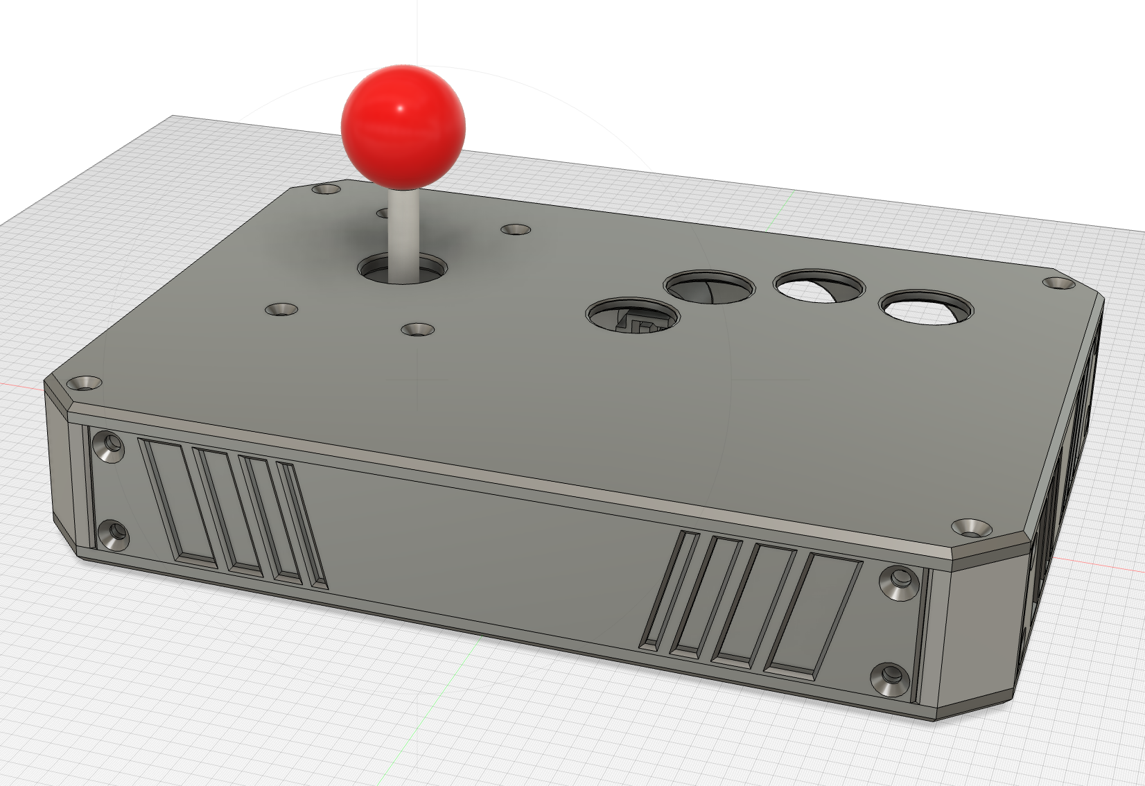 Open Stick Modular - Mini (OSM-Mini) Open Source 3D printable arcade ...