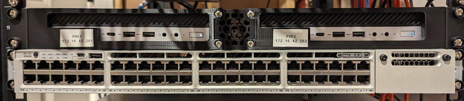 HP Tiny 19" 1U Rack Mount by LilTrublMakr | Download free STL model ...