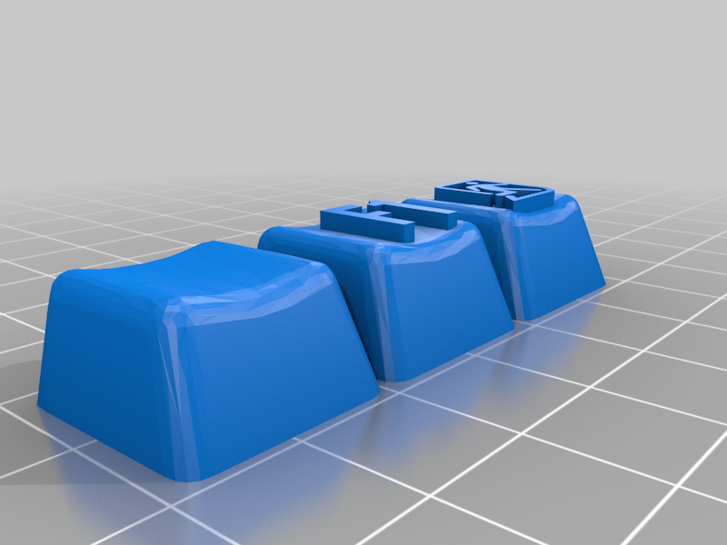 Custom Cherry MX Keycaps by Makerhacks | Download free STL model ...