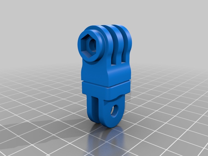 iPhone GoPro Connector and Cradle by Makerhacks | Download free STL ...