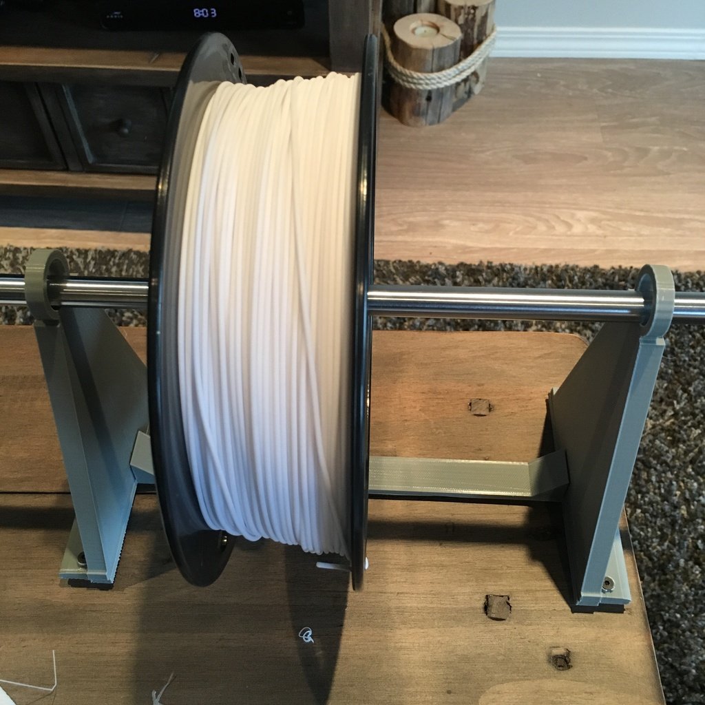Free-Standing Wide 3D Printer Filament Spool Holder by Makerhacks ...