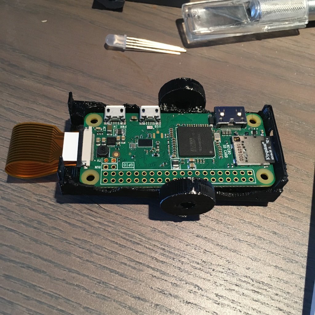 Raspberry Pi Zero W case with Camera and tripod mount for Octoprint ...