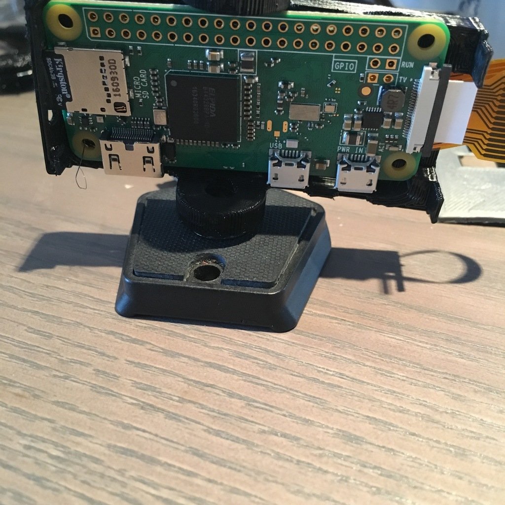 Raspberry Pi Zero W case with Camera and tripod mount for Octoprint ...