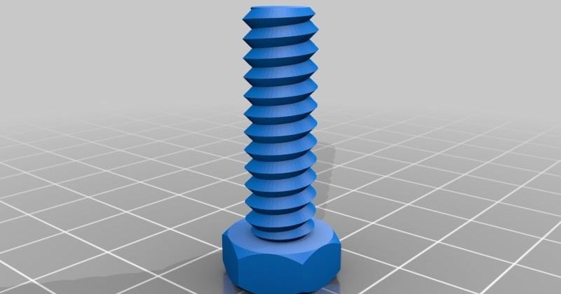 Metric Bolt by Makerhacks | Download free STL model | Printables.com