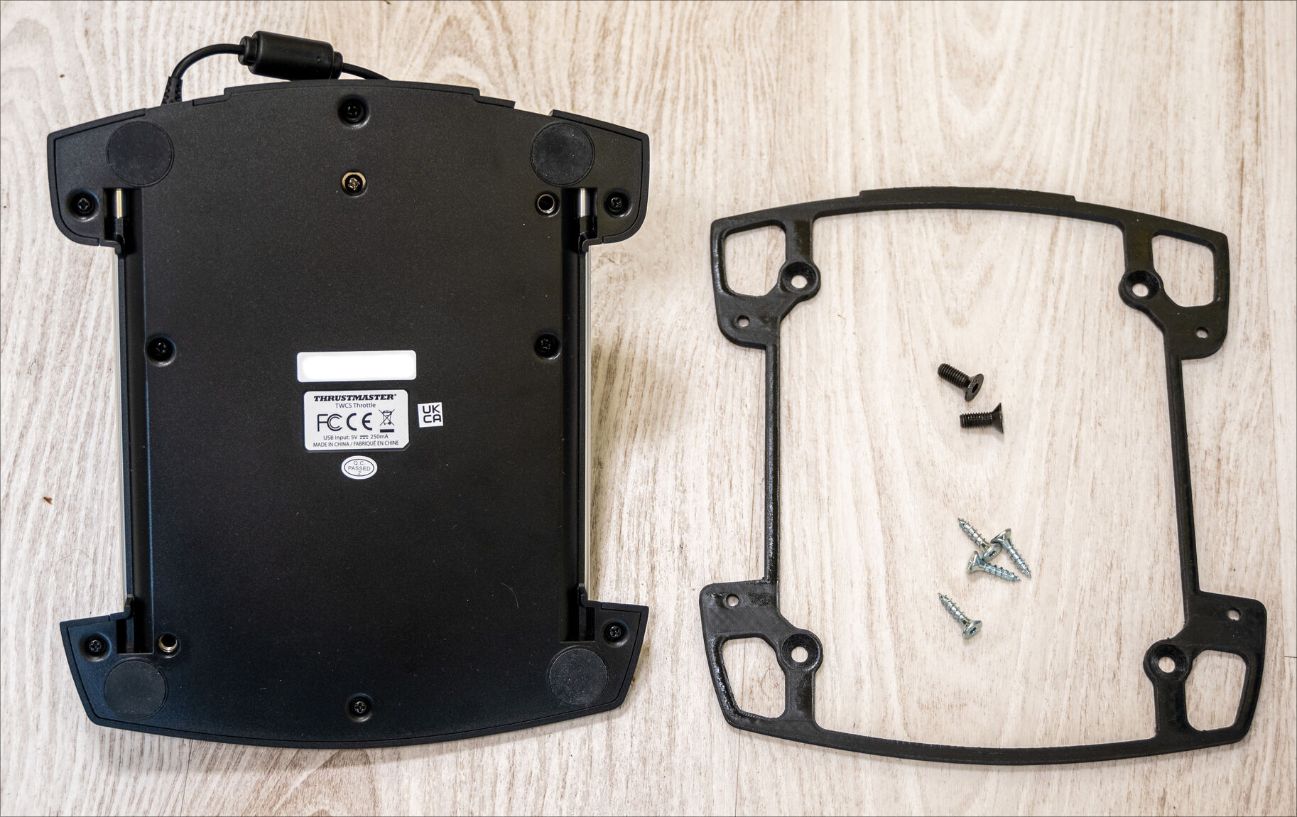 Thrustmaster TWCS Throttle Mounting Bracket by Bent Derailleur ...