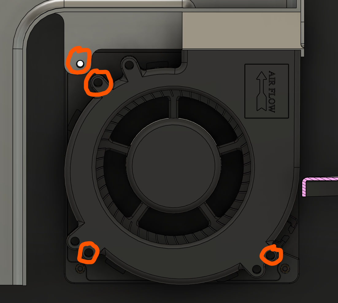 "OugleSauce" - VOC, Carbon circulation filter for Creality K1/K1C/K1 ...