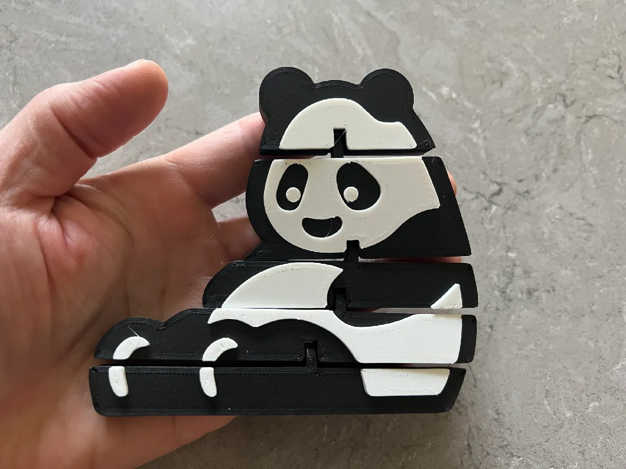 Articulated Fidget Panda Bear by Twisty 3D Prints | Download free STL ...