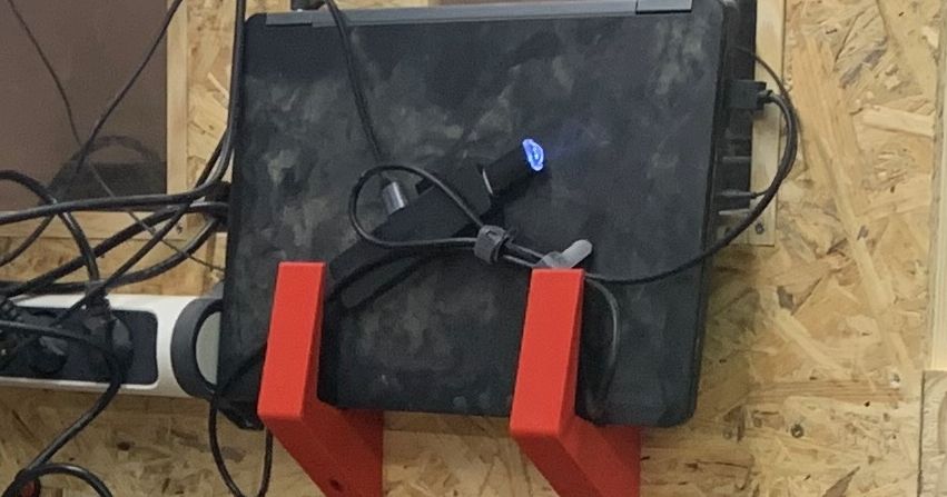 support laptop mural by AtchoumeCie | Download free STL model ...