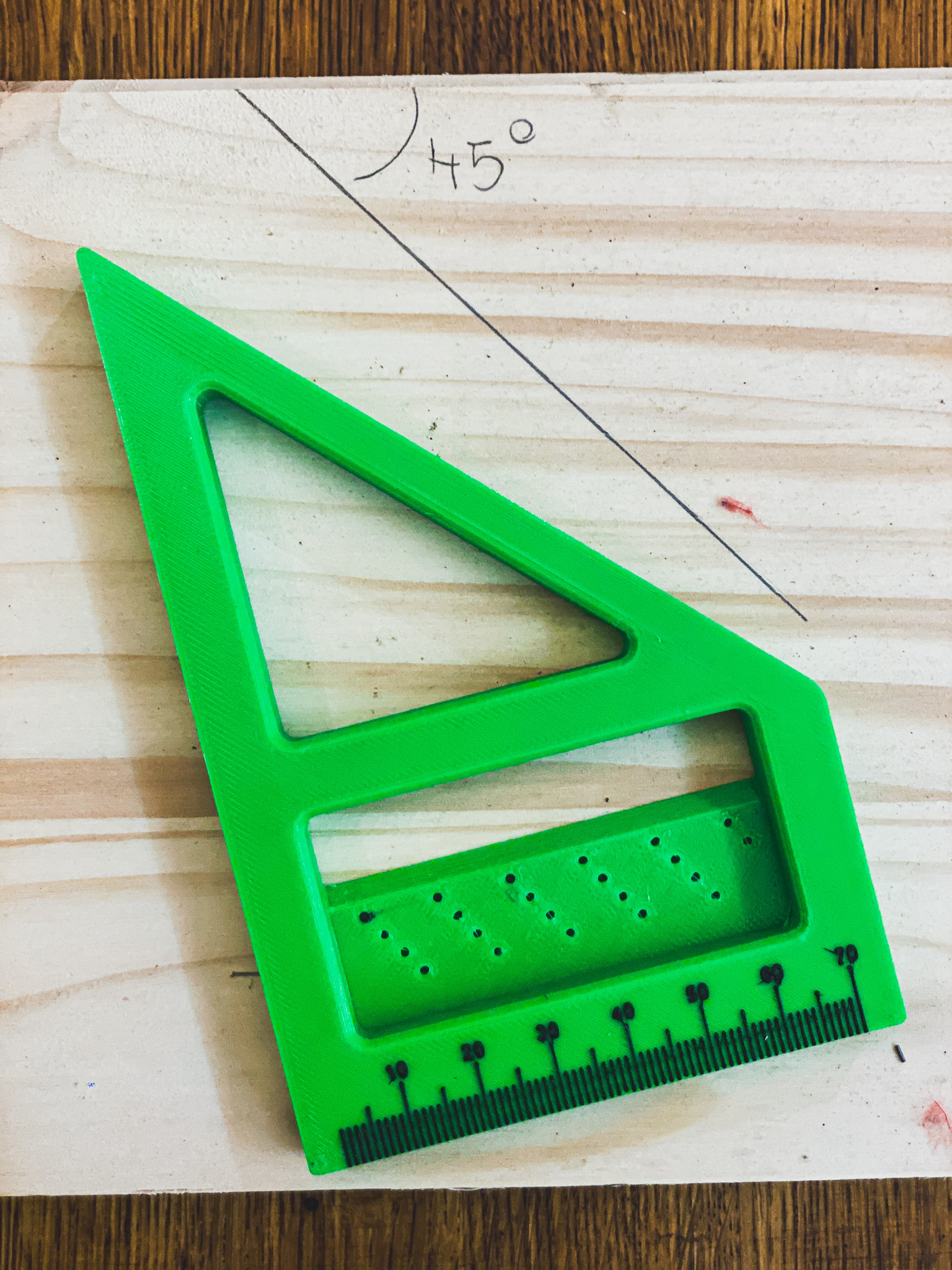 3D Multi Angle Measuring Ruler 45/90 Degree, Carpentry Square ...