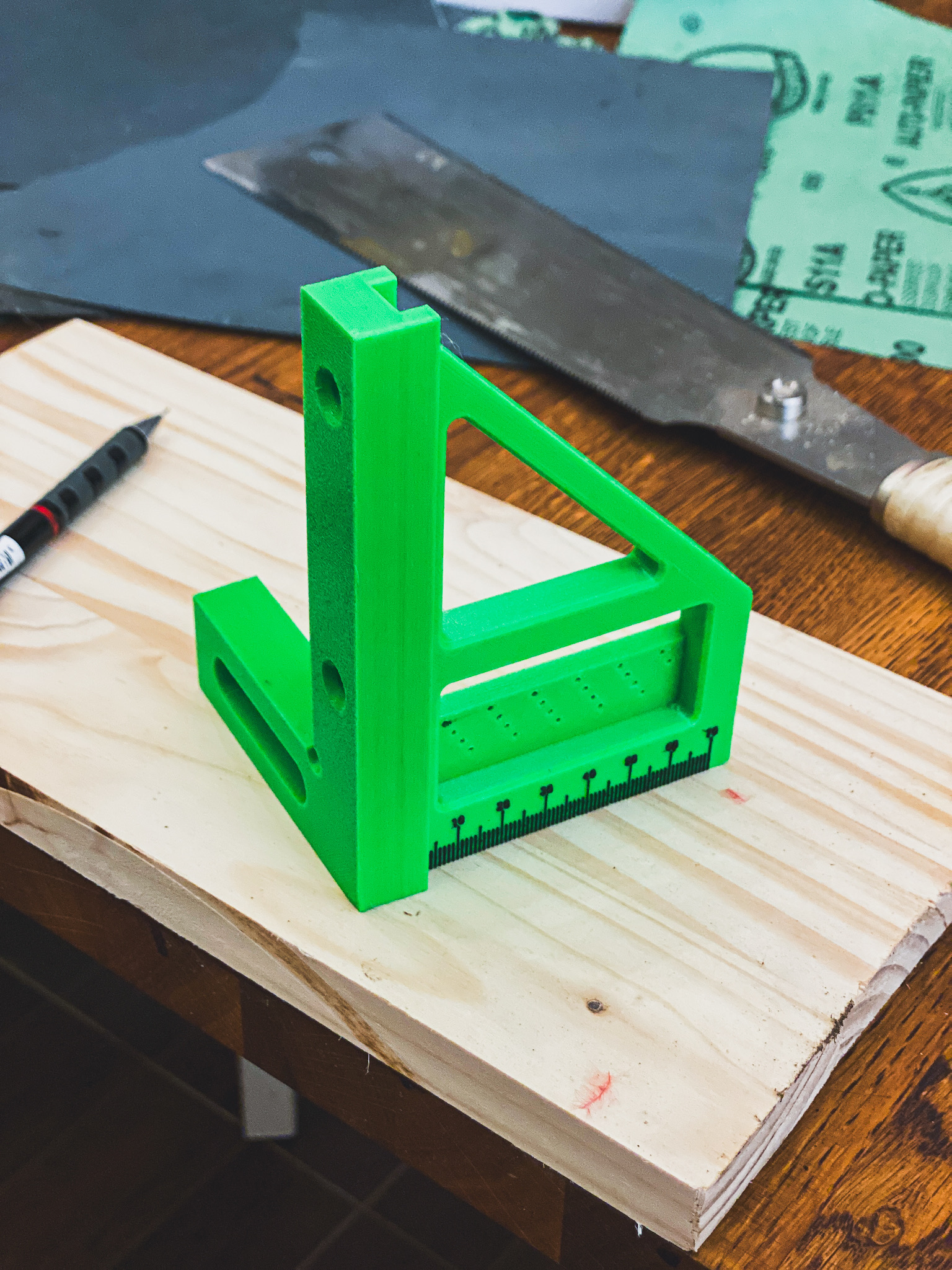 3D Multi Angle Measuring Ruler 45/90 Degree, Carpentry Square ...