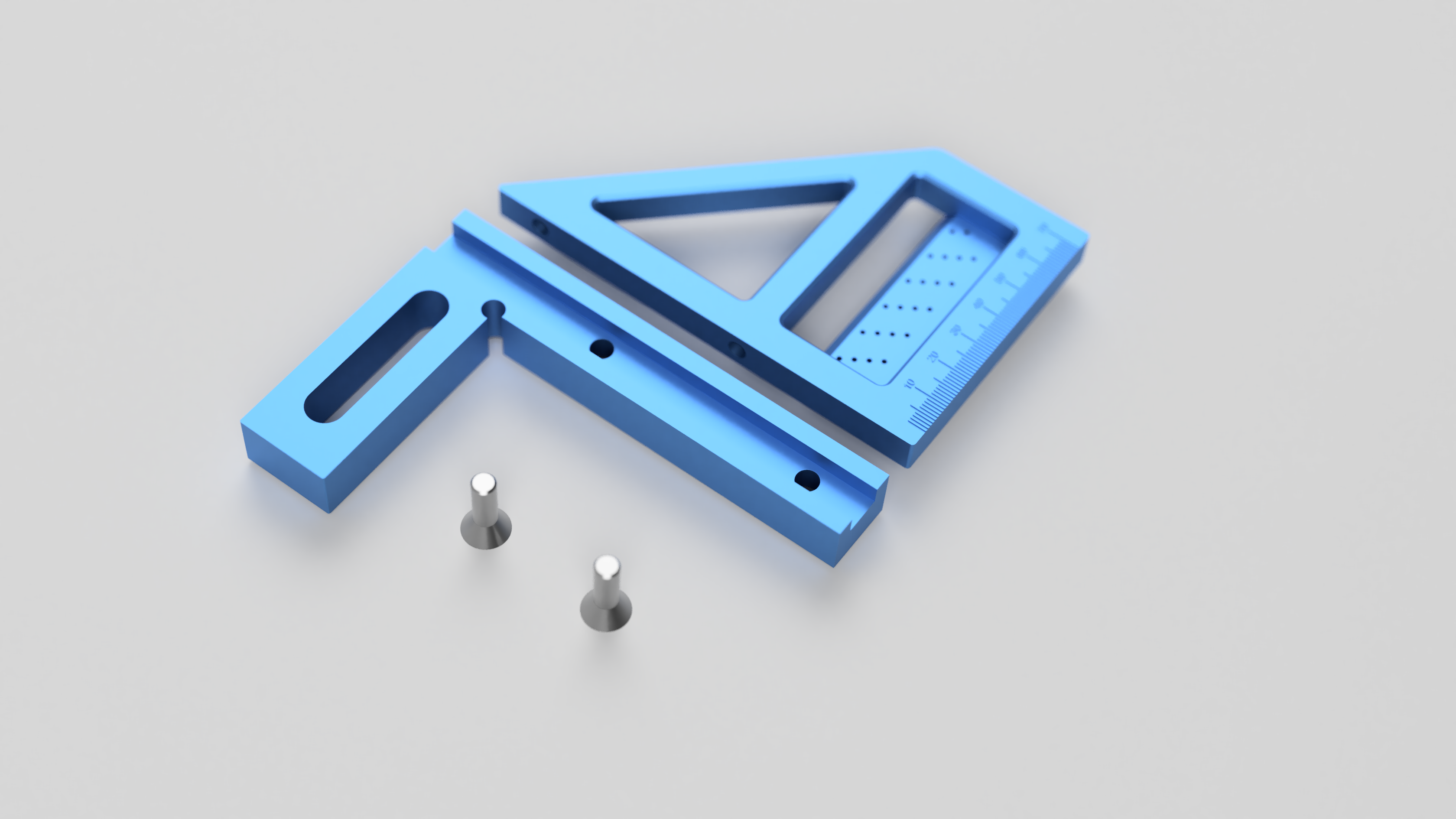 3D Multi Angle Measuring Ruler 45/90 Degree, Carpentry Square ...