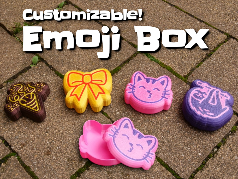 Emoji Box - configurable! by Makkuro | Download free STL model ...