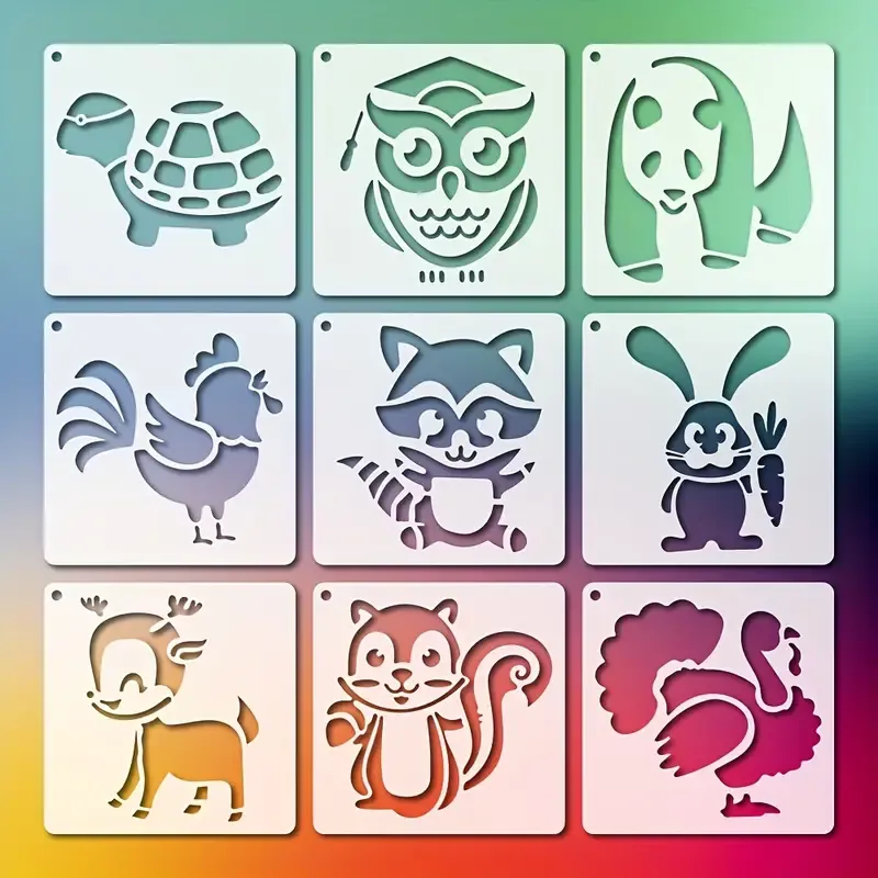 Montessori Template for Kids Stencils animals 9 by 3Dmar | Download ...