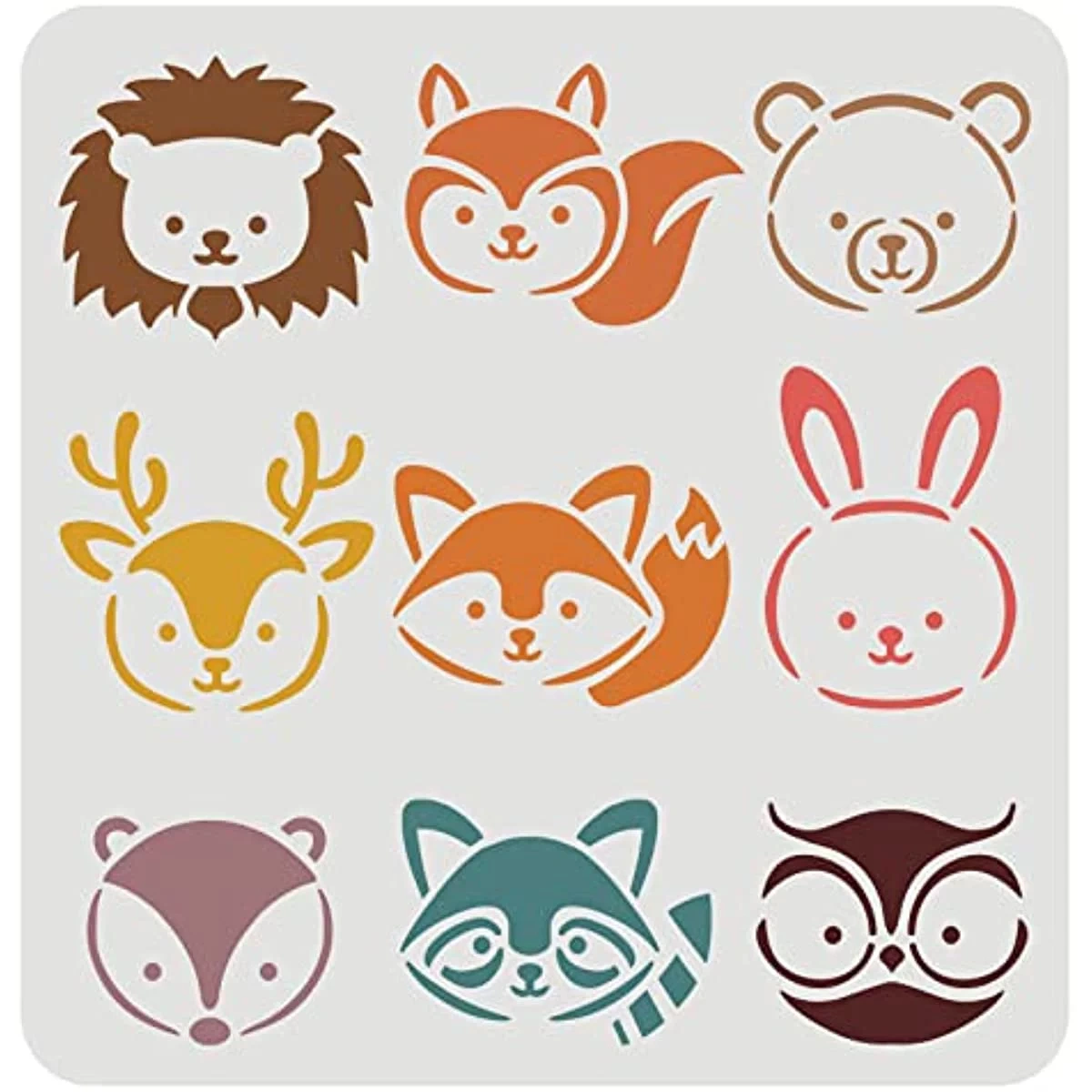 Montessori Template for Kids Stencils animals 5 by 3Dmar | Download ...
