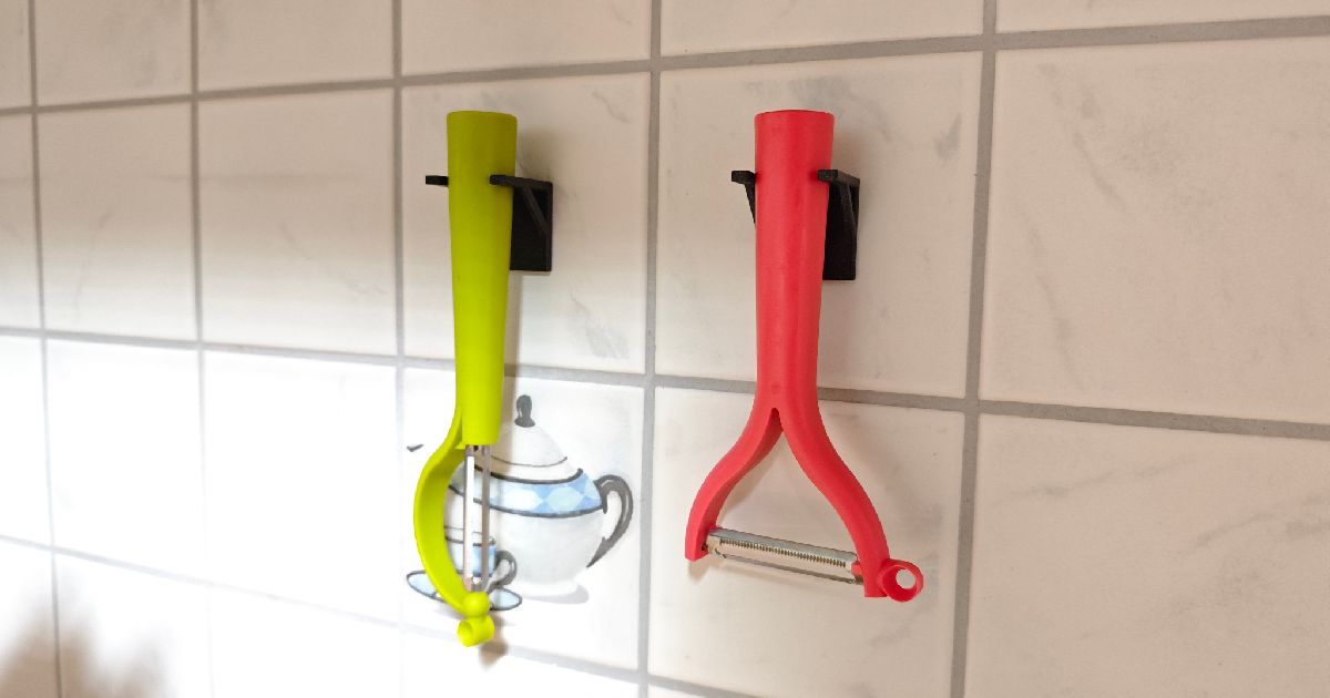 Holder for Tupperware vegetable peeler by Andy S. | Download free STL ...