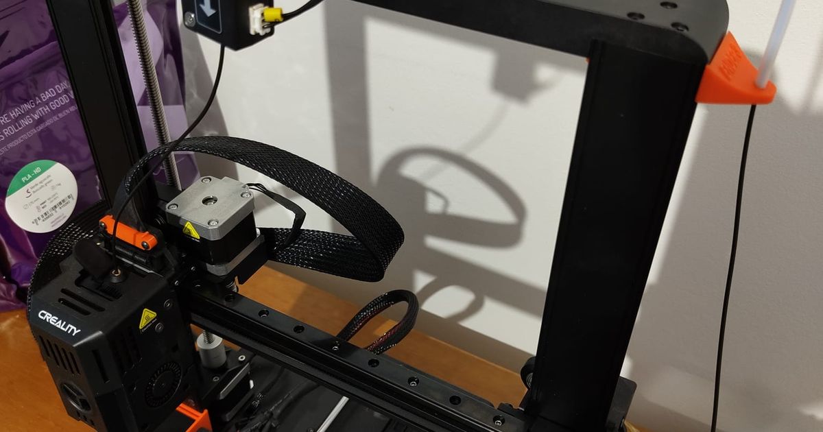 Ender 3 KE/SE Filament Guide (No screws to attach to the side) - Side ...