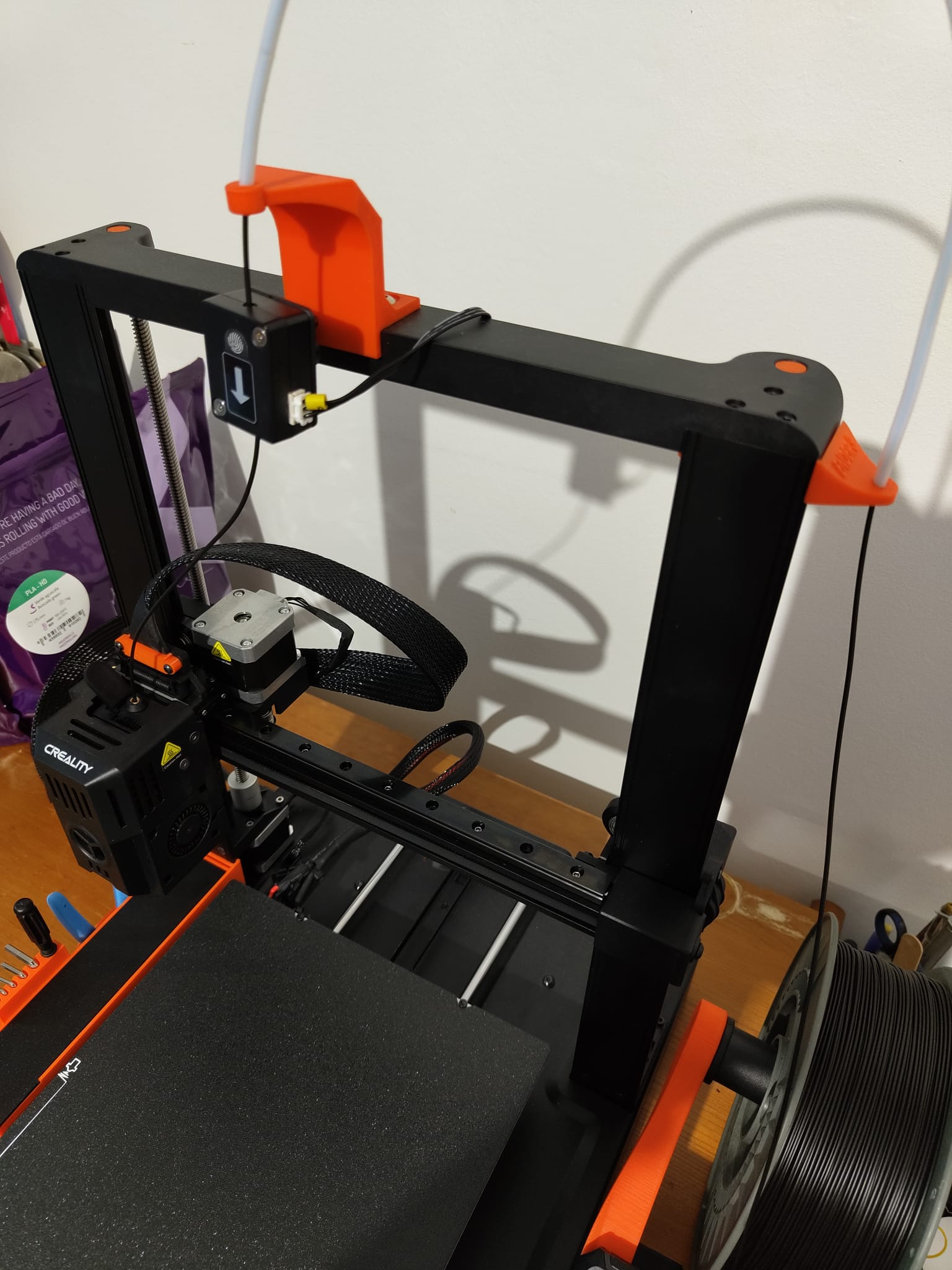 Ender 3 KE/SE Filament Guide (No screws to attach to the side) - Side ...