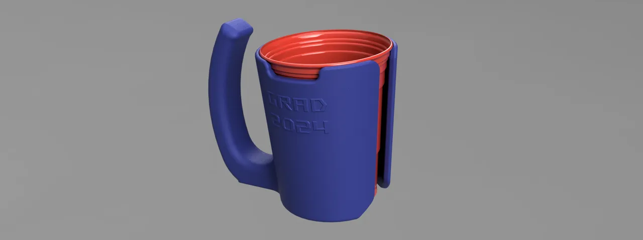 Red Solo Party Cup Handle For Graduation 2024 by The American Maker ...