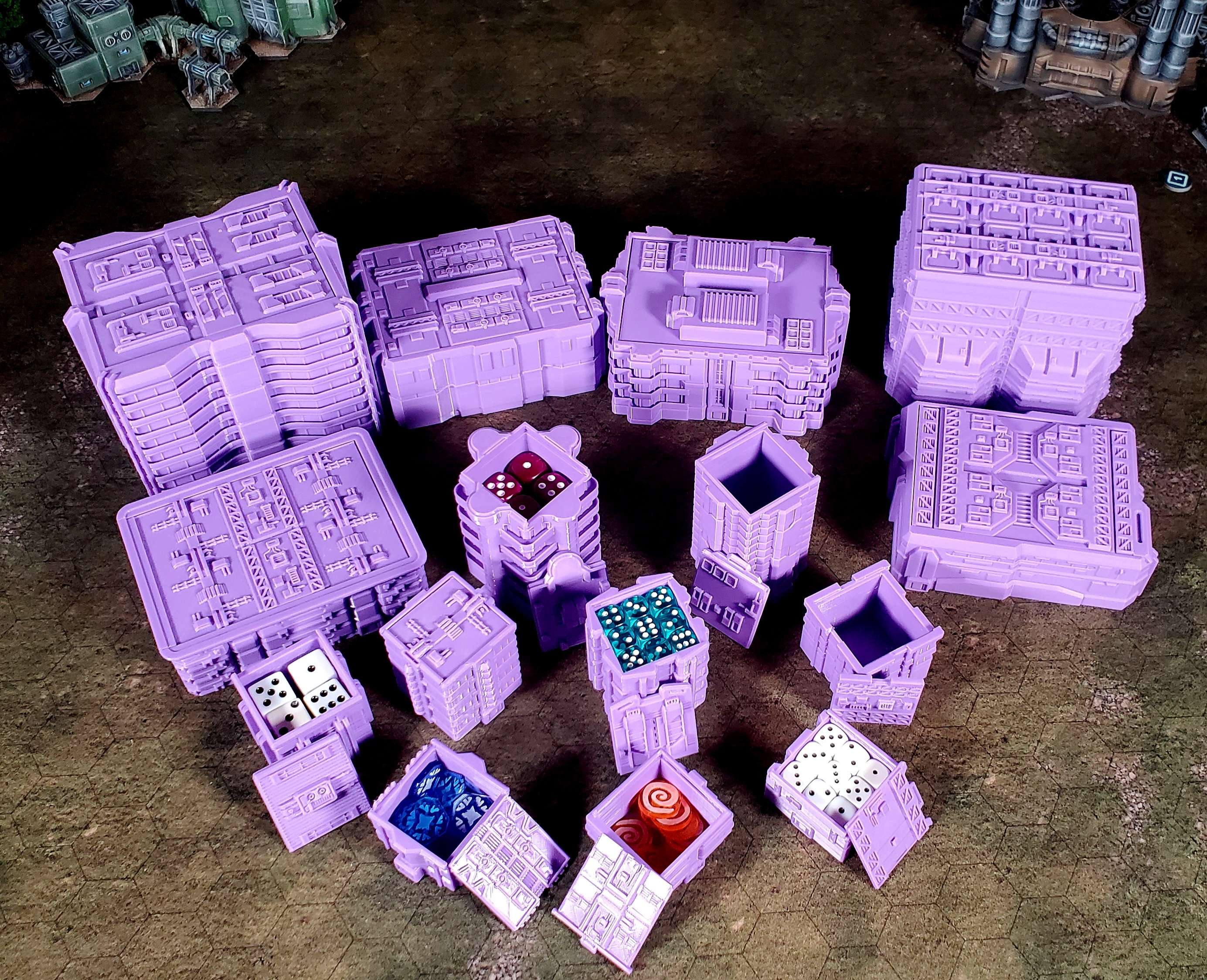 TECHSCAPE - 6MM - EFFICIENT DOWNTOWN (FREE BATTLETECH TERRAIN) por john ...