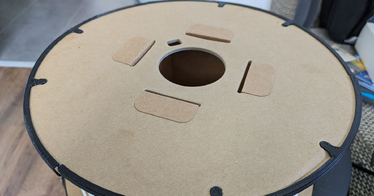 Segmented Cardboard spool ring for Polymaker Polyterra 2.5 kg (and ...