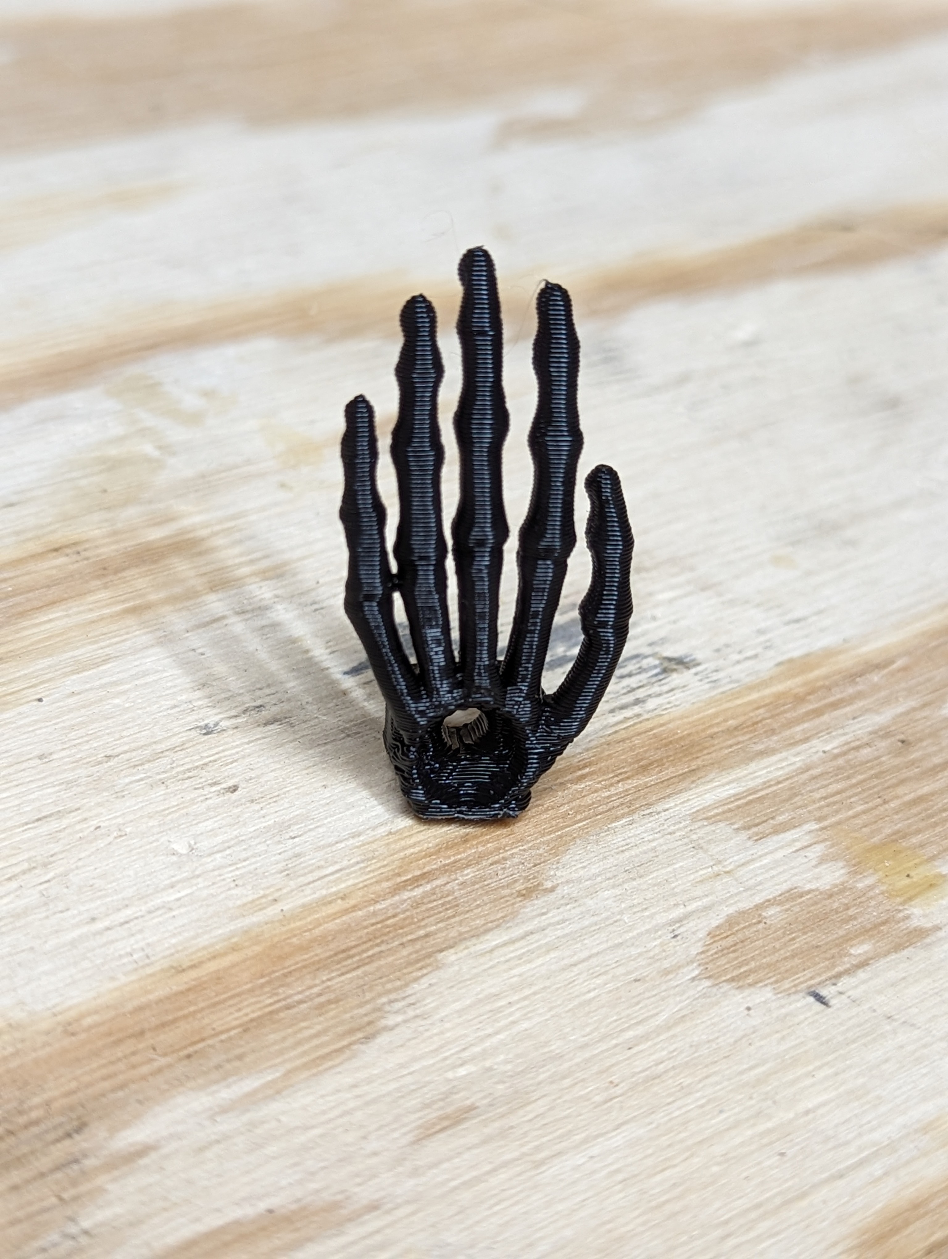 Skeleton Hand Mirror Mount by AJB | Download free STL model ...