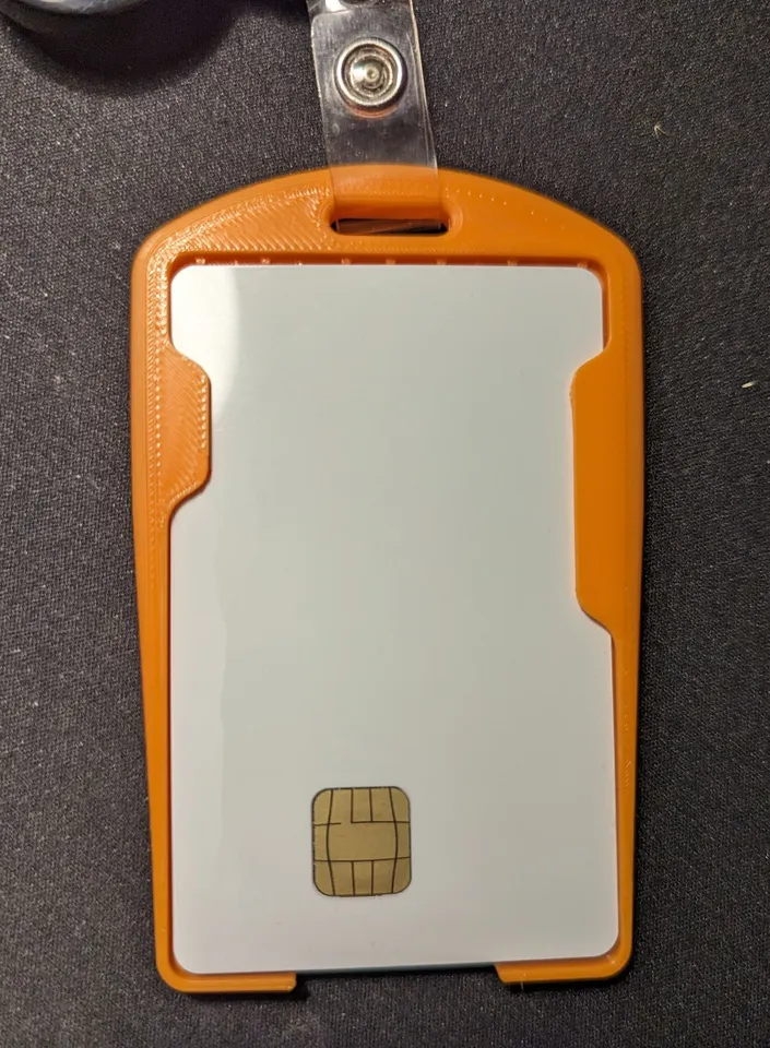 Smart Card ID Holder PIV CAC by Jake | Download free STL model ...