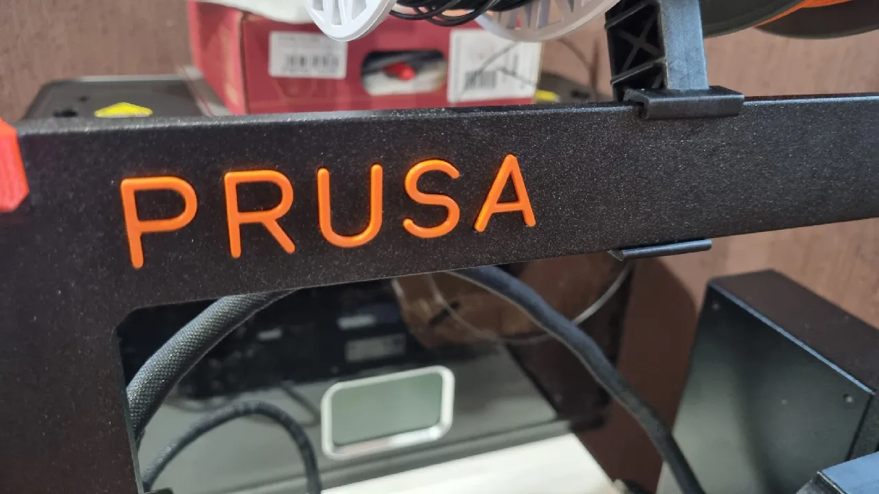 PRUSA MK4 frame logo letters by Baubusiukas | Download free STL model ...