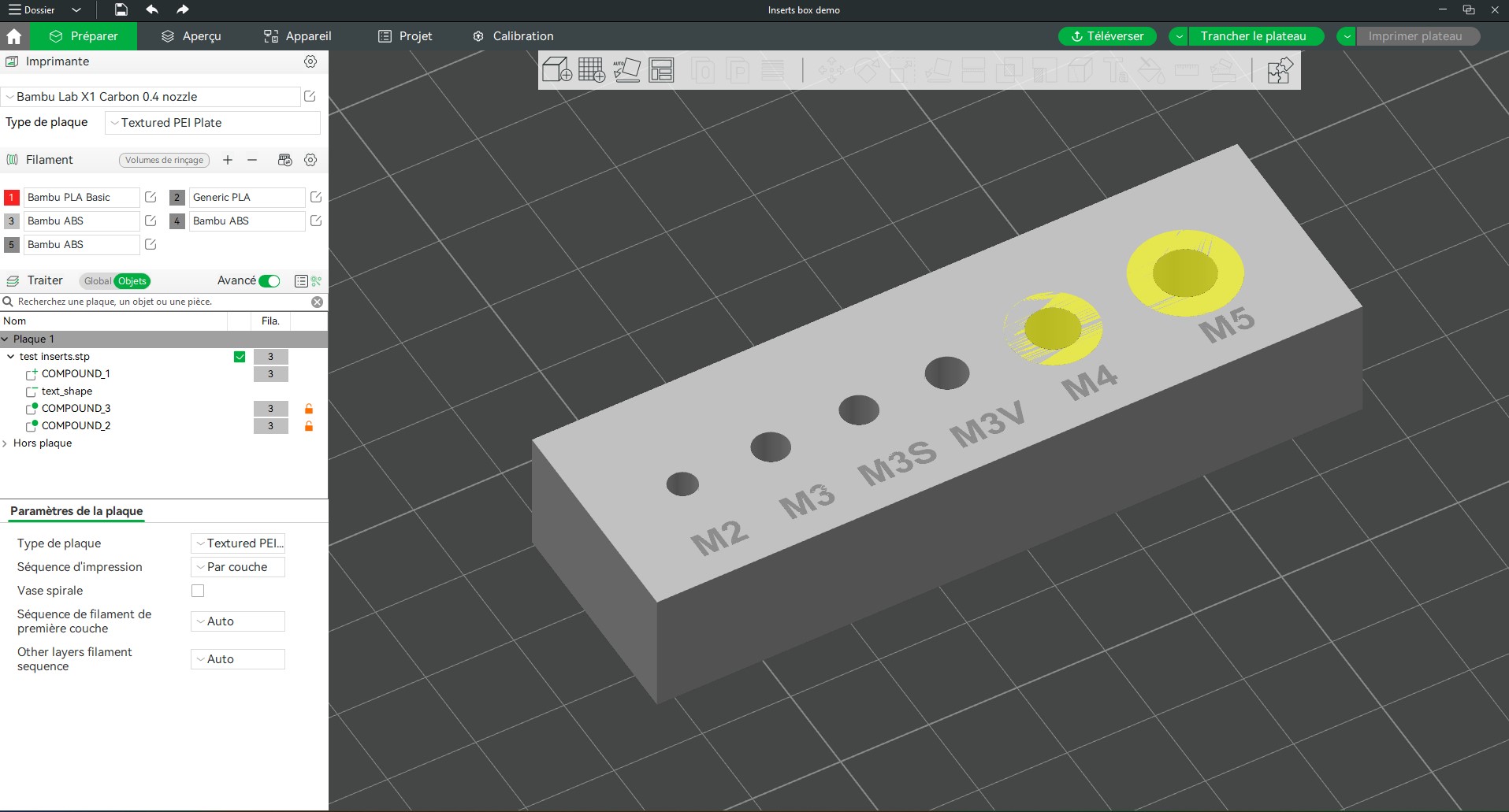 Demonstrator for heat insert by Julien G | Download free STL model ...