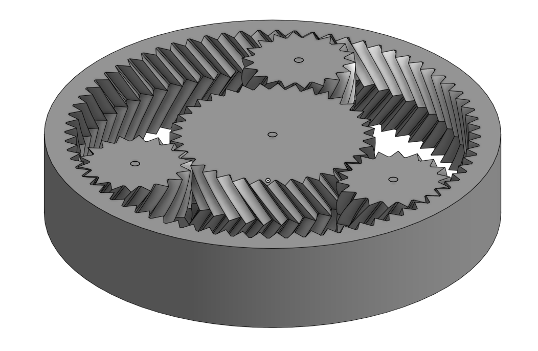 Print in place planetary gearbox. by ender3 | Download free STL model ...
