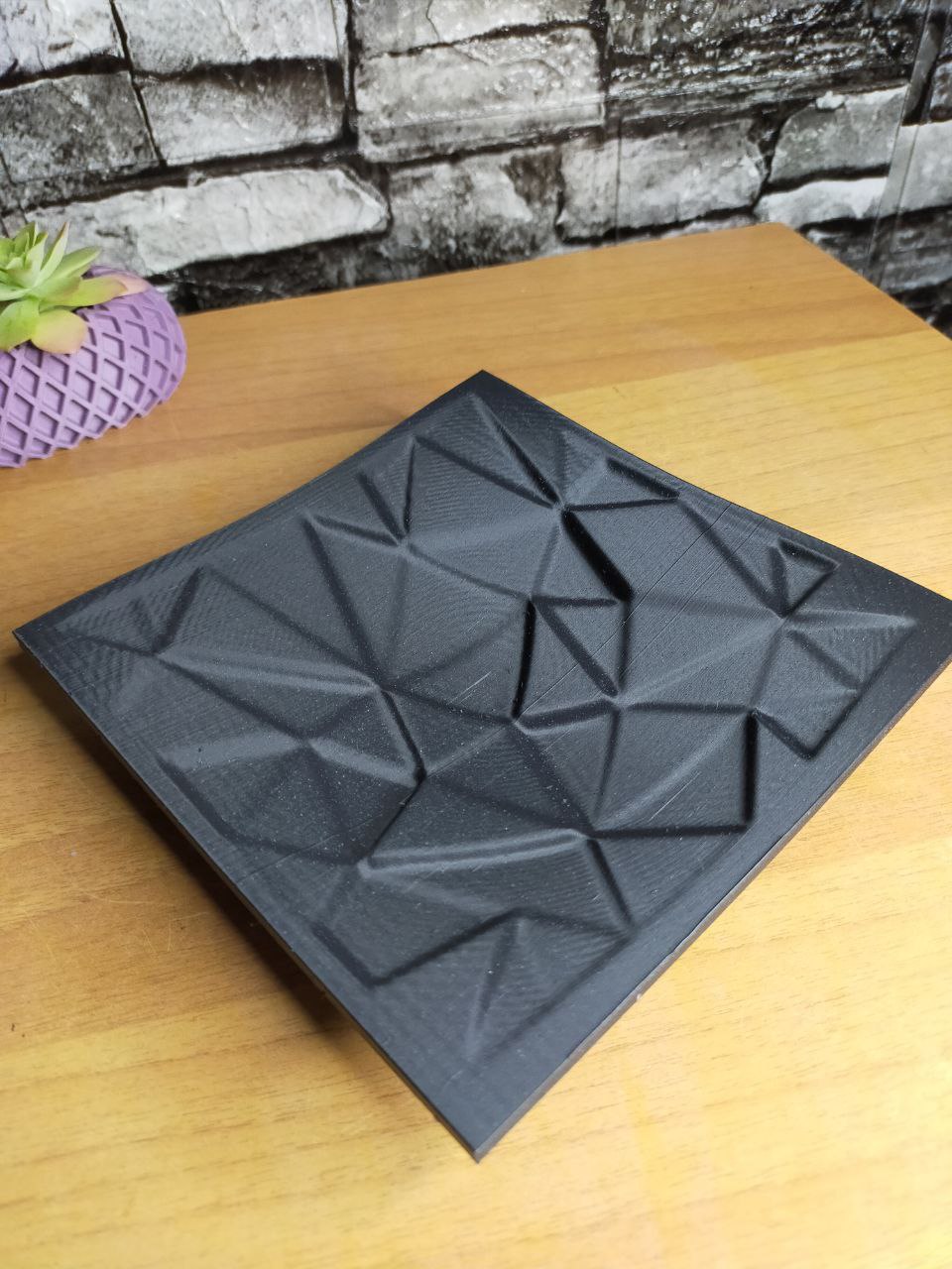 Plate tile triangles pattern by Forgia_3D_lab | Printables Store
