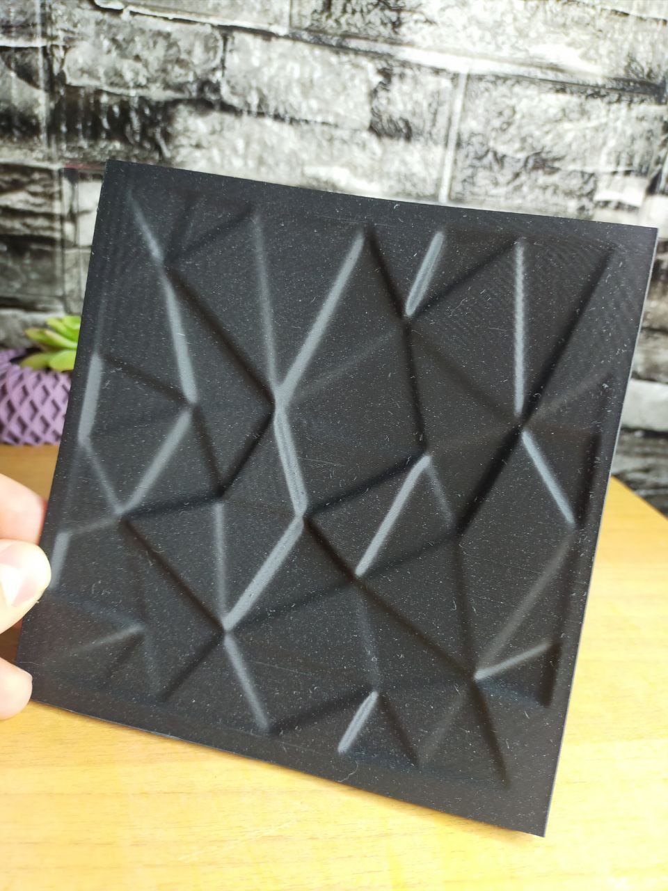 Plate tile triangles pattern by Forgia_3D_lab | Printables Store