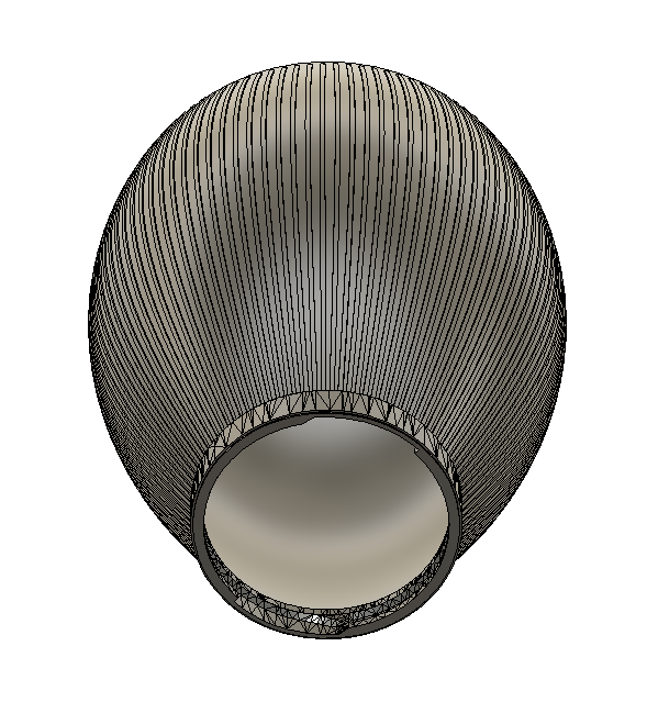 Lamp #52 - Ribbed shade for Bambu Lamp Kit 001 by Sink | Download free ...