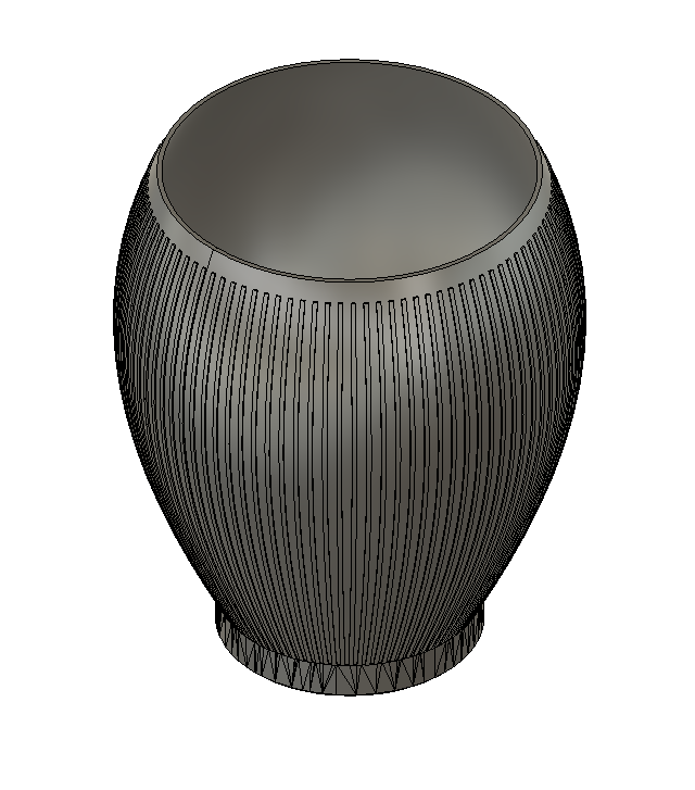 Lamp #52 - Ribbed shade for Bambu Lamp Kit 001 by Sink | Download free ...