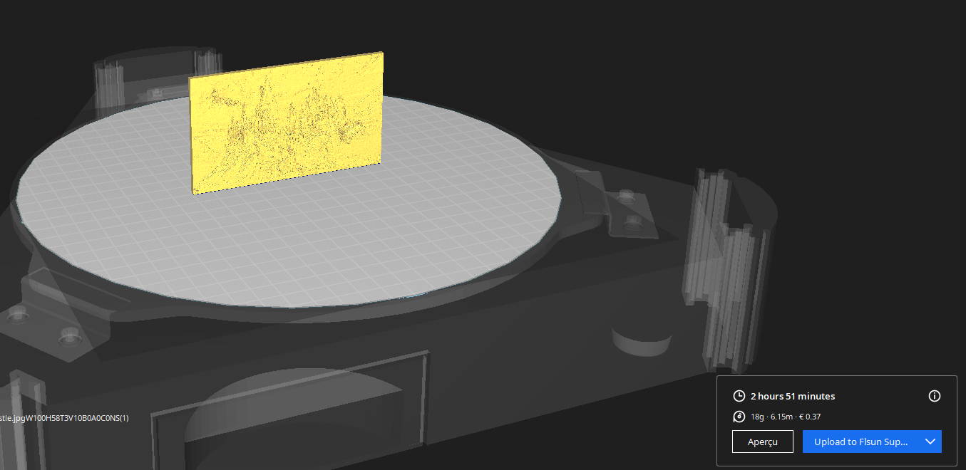 Lithophane Harry Potter - Hogwarts with the Ford Anglia by ARIZONA 3D ...
