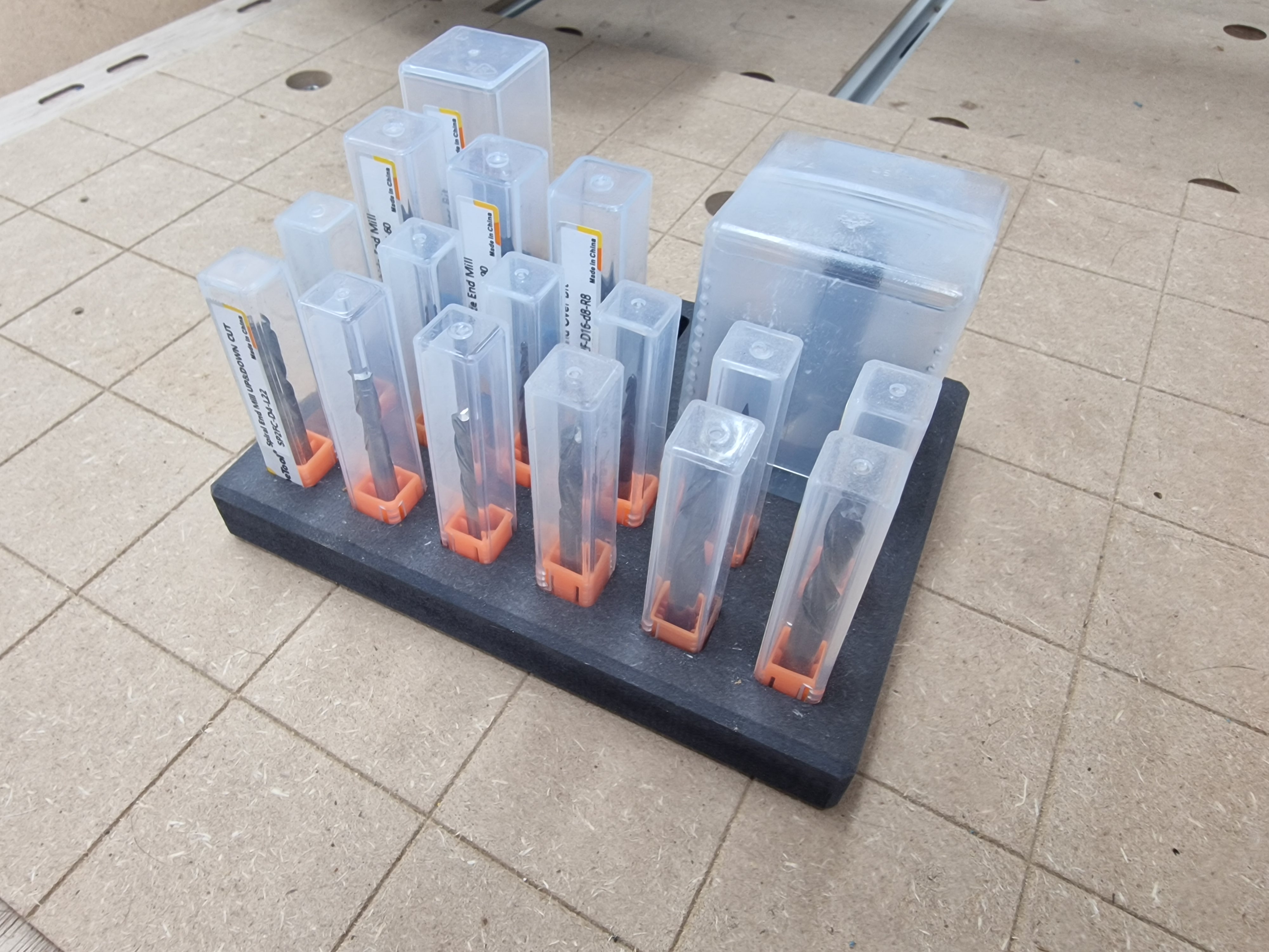 CNC bit organizer for Spetool and other brands by Idea2Item | Download ...