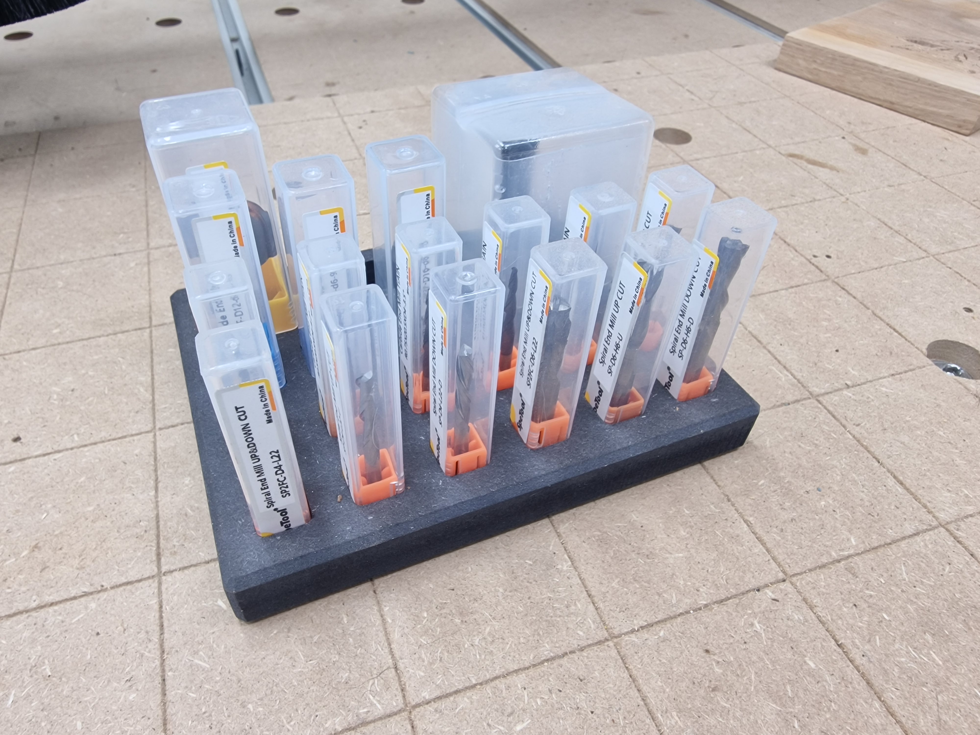 CNC bit organizer for Spetool and other brands by Idea2Item | Download ...