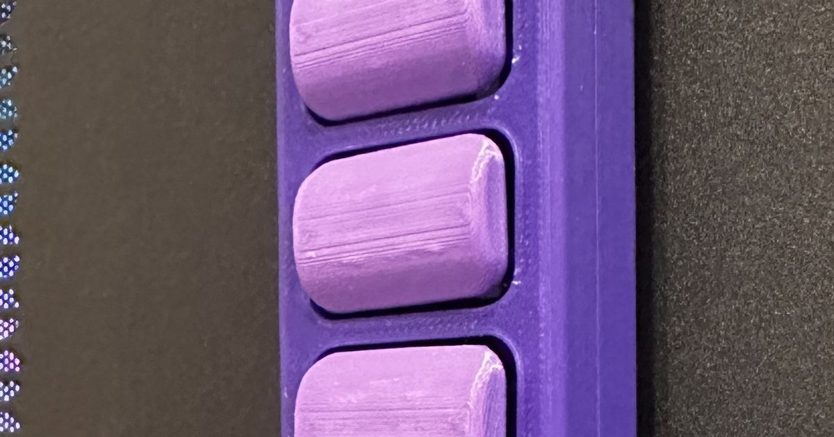 Curved Fret Button by HeyHooper | Download free STL model | Printables.com