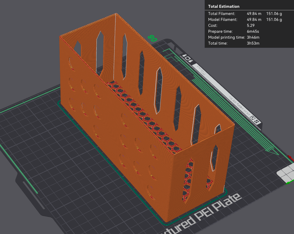 Magnetic fridge spice storage rack by AAAhmed | Download free STL model ...