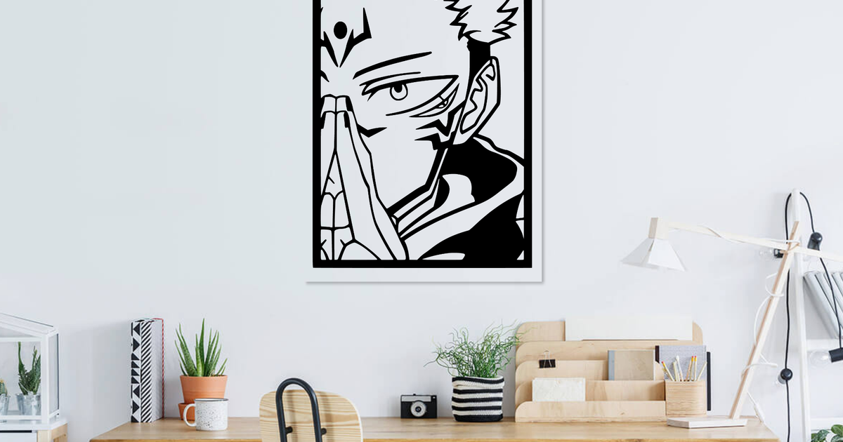 Sukuna - Jujutsu Kaisen 2d wall art por TheWallArtGuy | Descargar ...