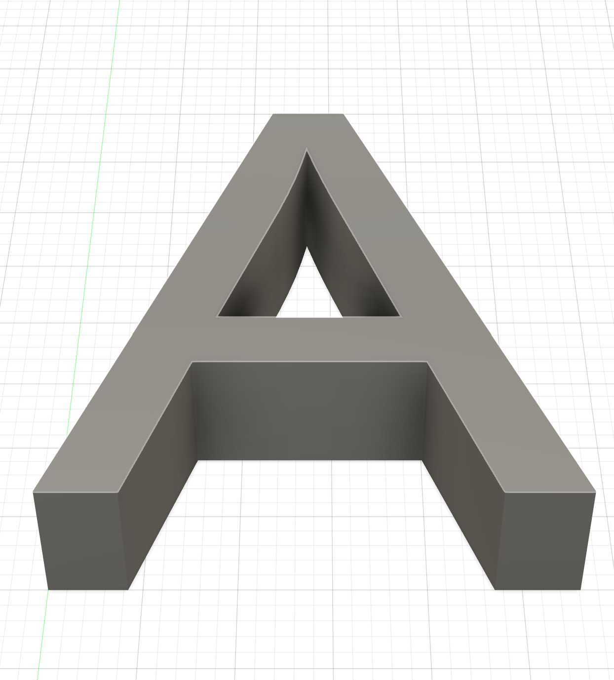 Letter A by makersami | Download free STL model | Printables.com