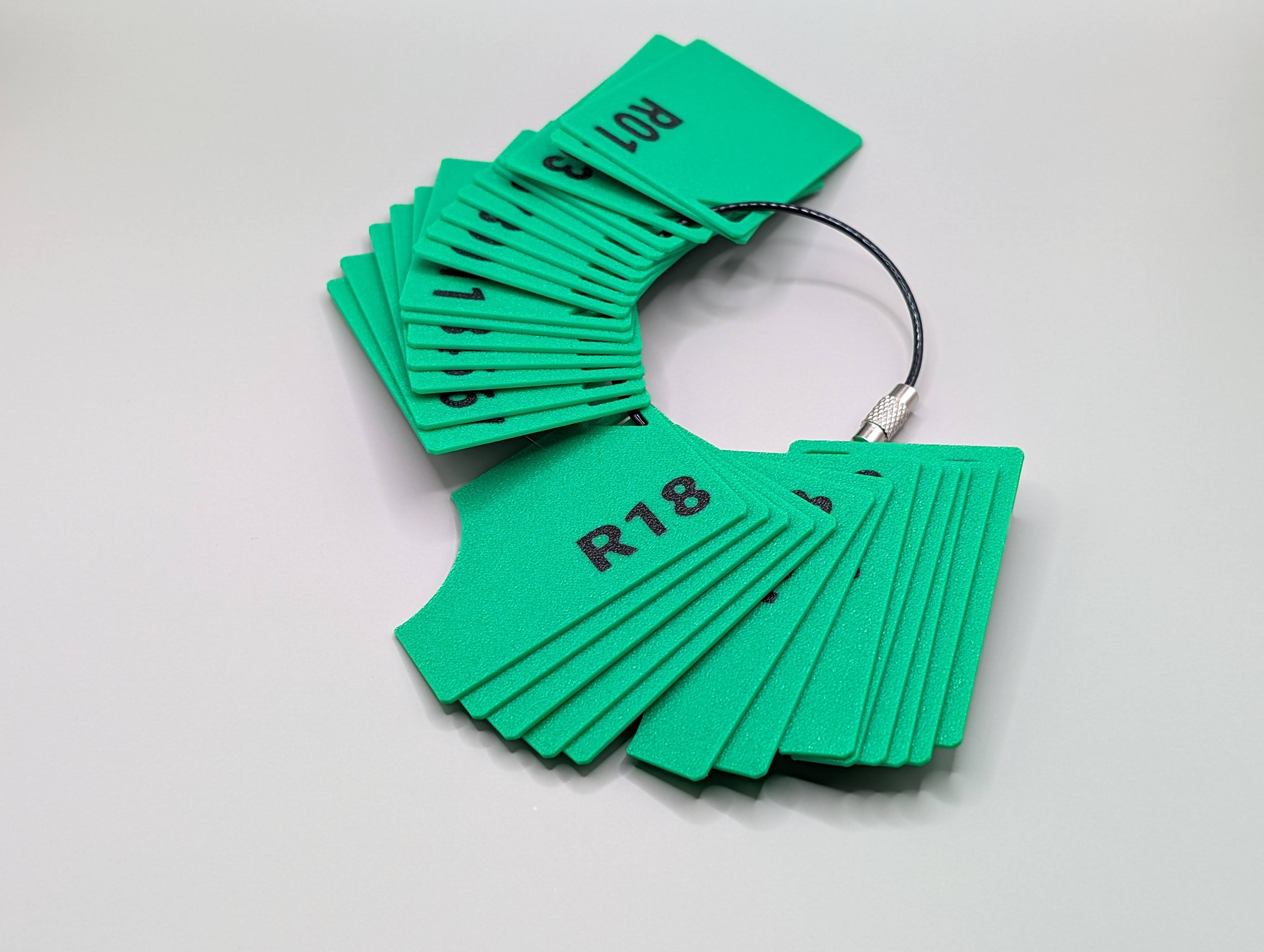 Radius Gauges Inner/Outer 1mm to 30mm by PLAUK | Download free STL ...