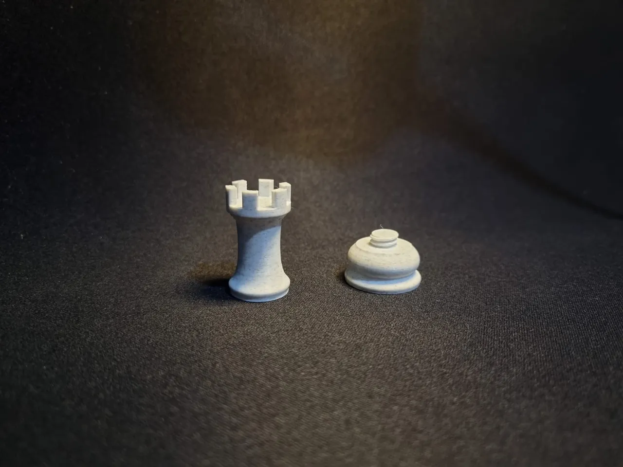 Simple chess rook with threading by p-medeiros | Download free STL ...