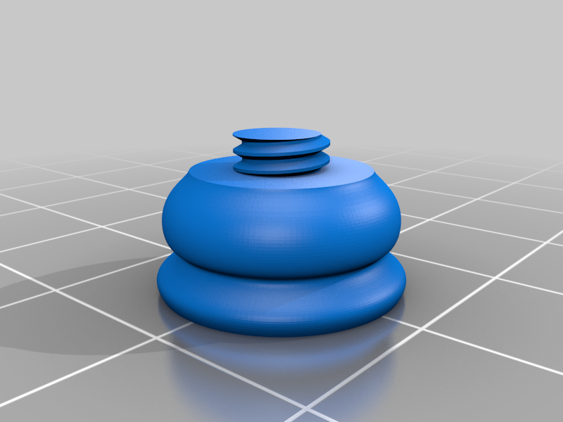 Simple chess rook with threading by p-medeiros | Download free STL ...