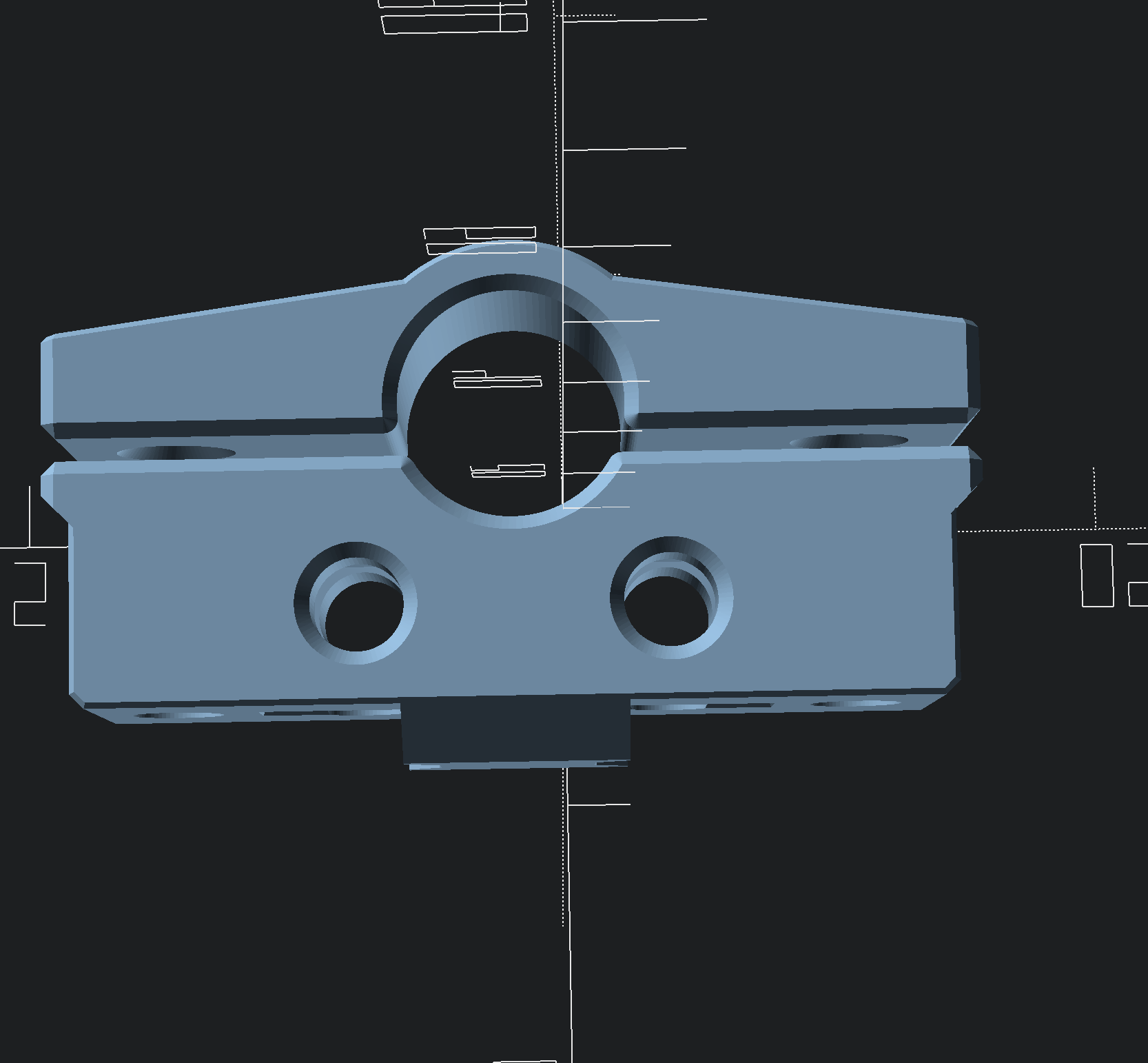 Y rod holder thicker with quick release by konfuzed | Download free STL ...