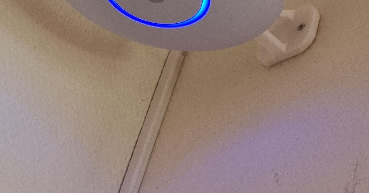 Wall Mount for Unifi Access Point U6+ by Create With Plastic | Download ...