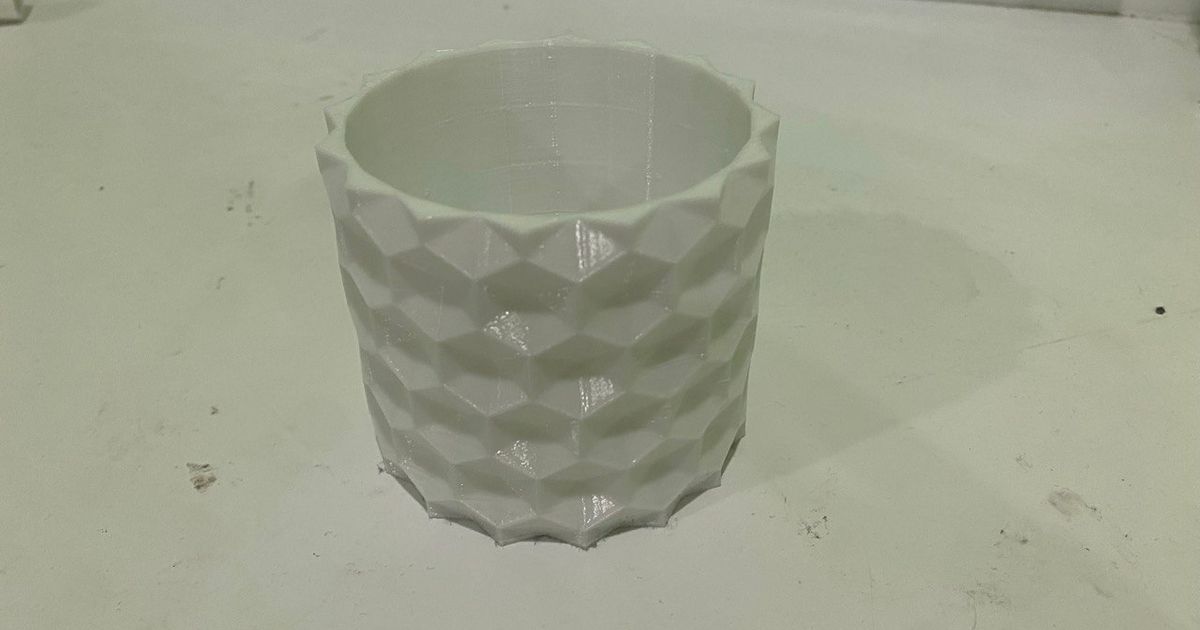 Inverted Hexagonal Plant pot and Planter - Vase mode by Bohdan Chepak ...