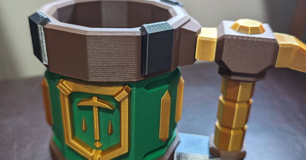 Multicolor Deep Rock Galactic Buff Mug by Oak | Download free STL model ...