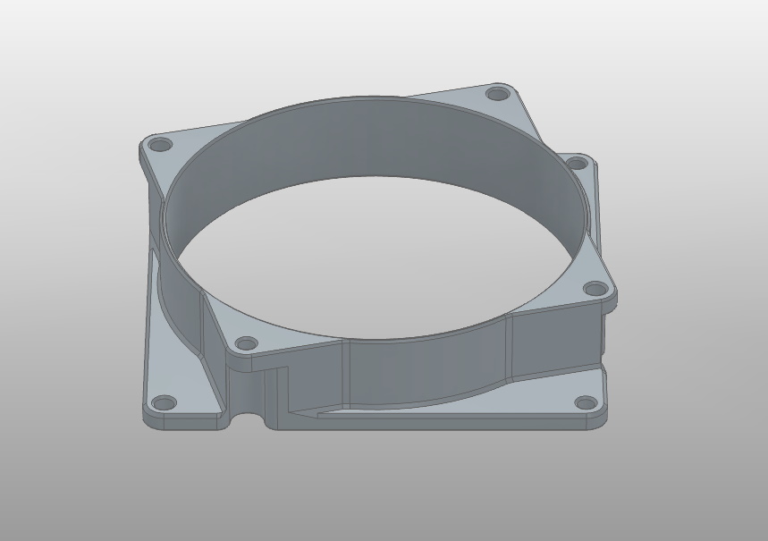92mm fan mount adapter for CoolerMaster 92mm fan with 80mm mounting ...