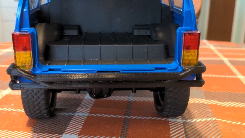 MN78 1/12 scale rear bumper by 8bitmcu | Download free STL model ...